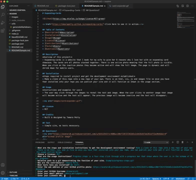 README Generator | readme